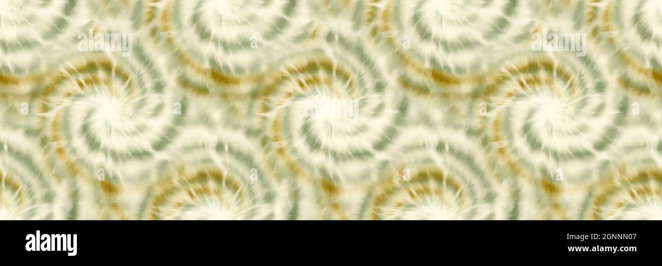 Seamless funky 1970s tie dye border motif pattern for surface design ...