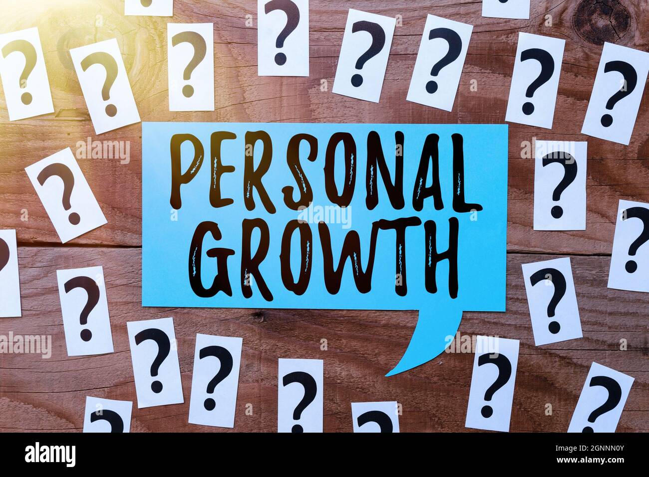 Conceptual display Personal Growth. Concept meaning improve develop ...