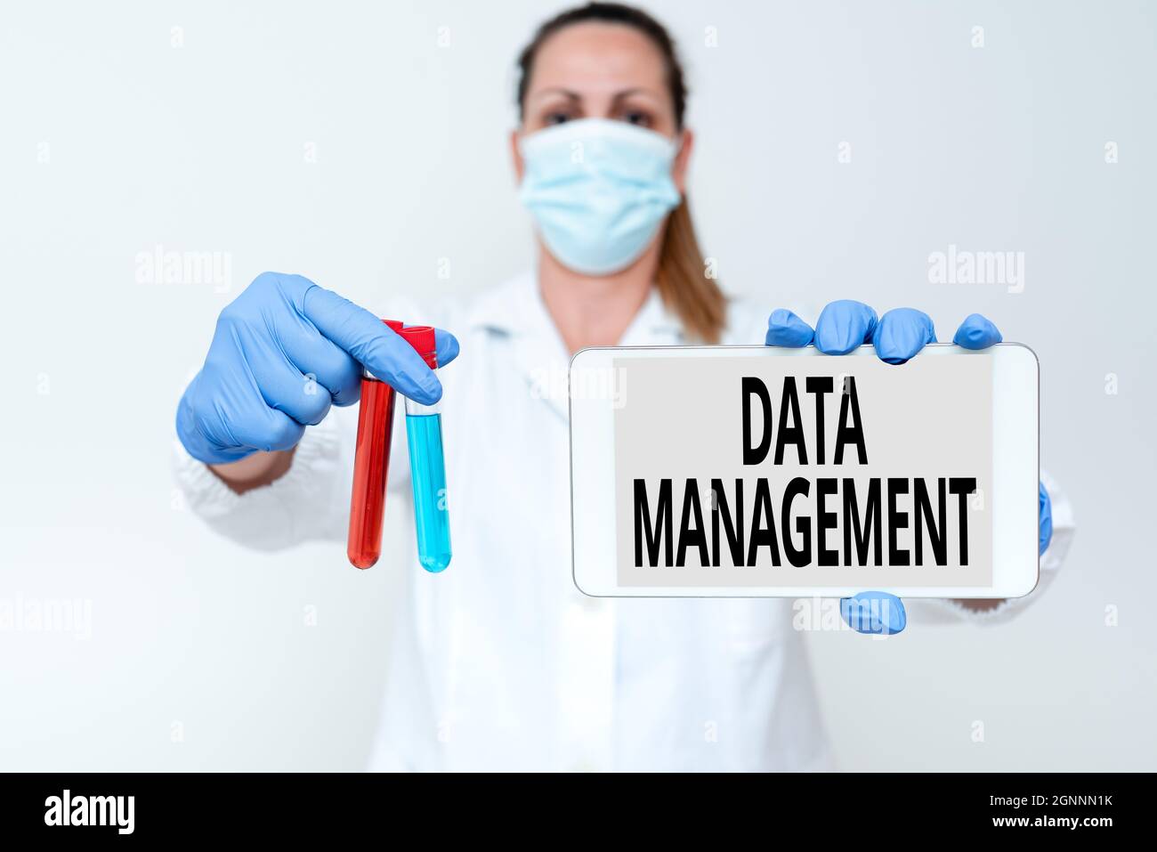 Sign displaying Data Management. Business showcase The practice of organizing and maintaining ...
