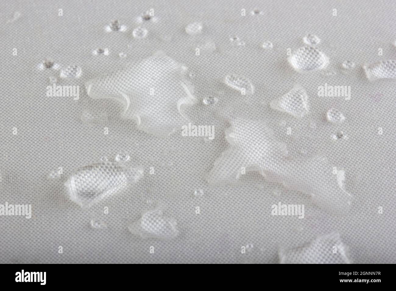 Water drop on the fabric Stock Photo - Alamy