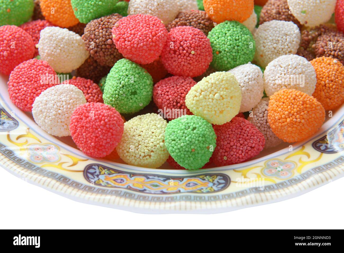 Colorful jelly candies. Turkish delight Stock Photo - Alamy