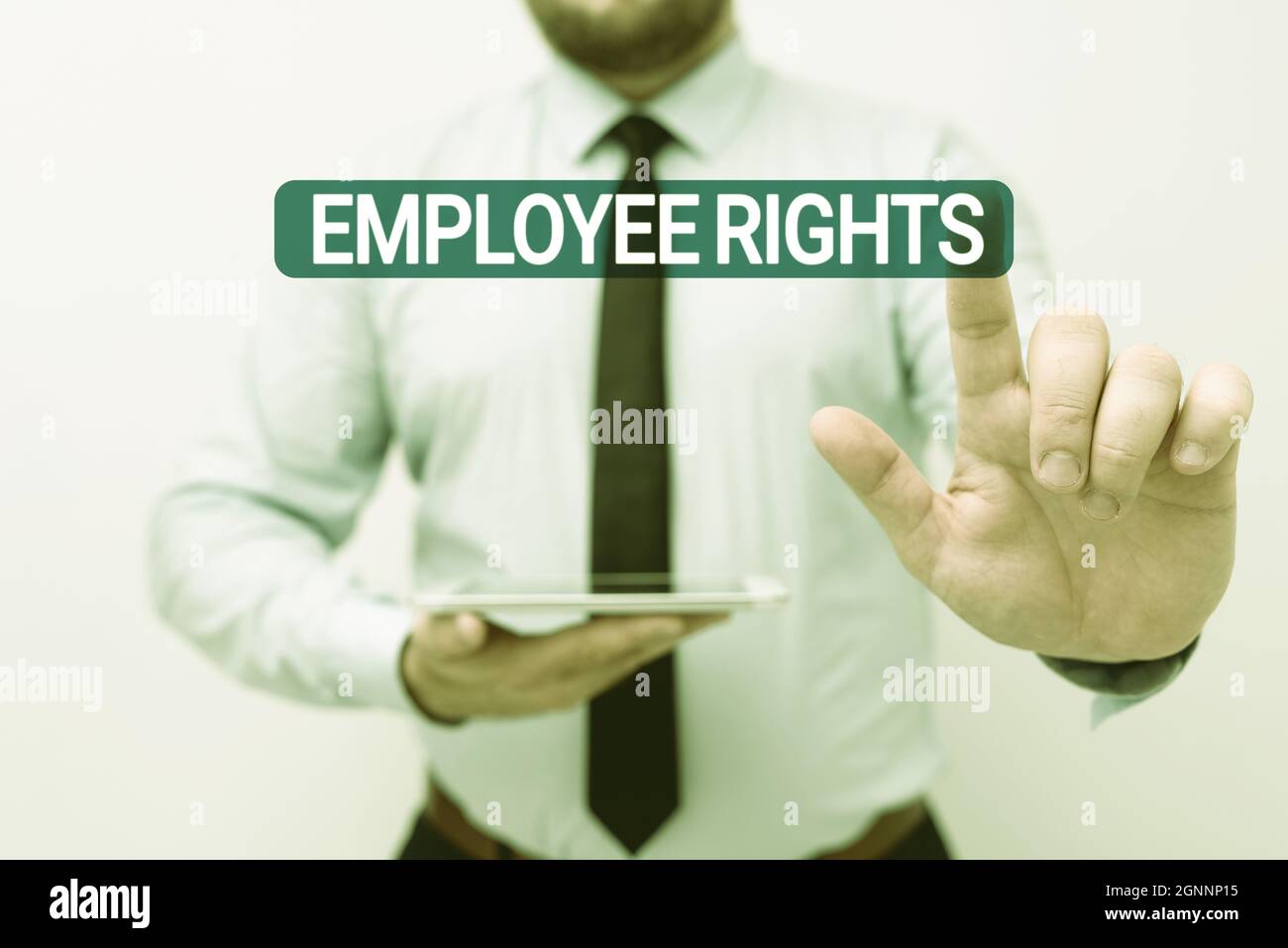 Inspiration showing sign Employee Rights. Word for All employees have ...
