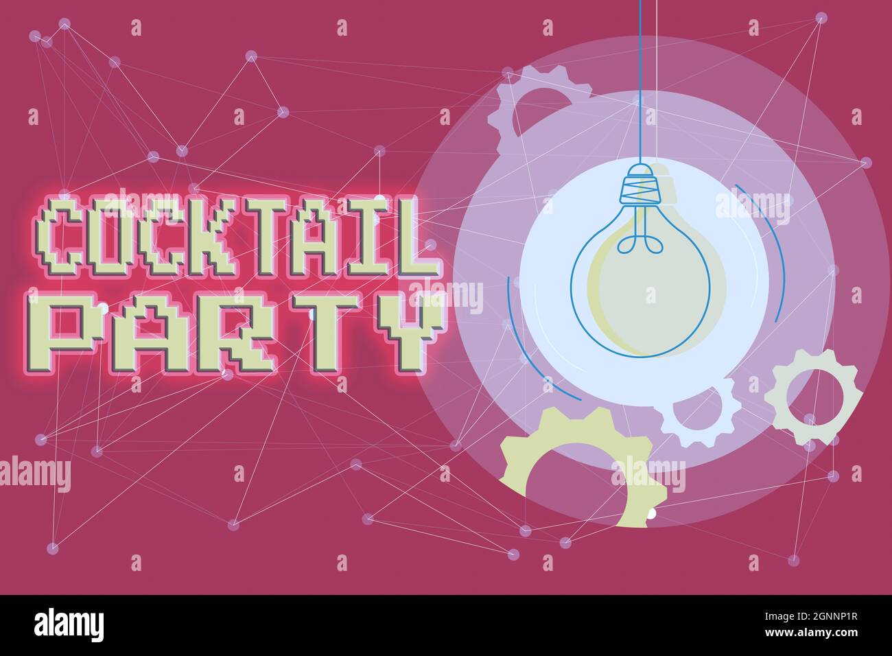 Text showing inspiration Cocktail Party. Business concept formal party ...