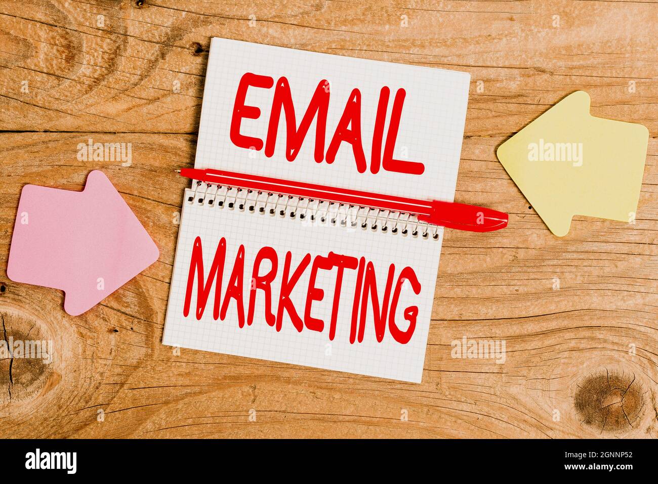 Writing Displaying Text Email Marketing Word Written On Sending A