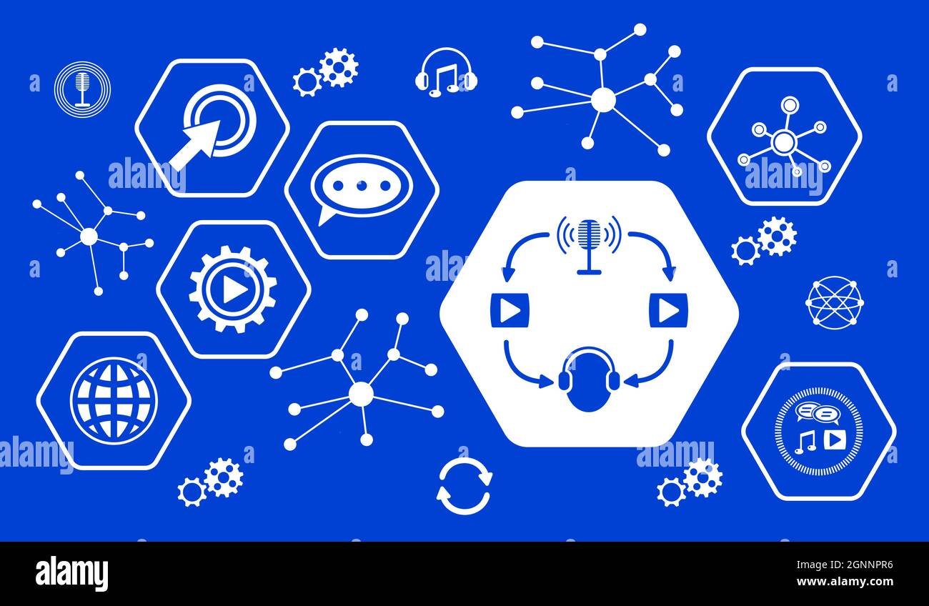 Mic hexagon hi-res stock photography and images - Alamy