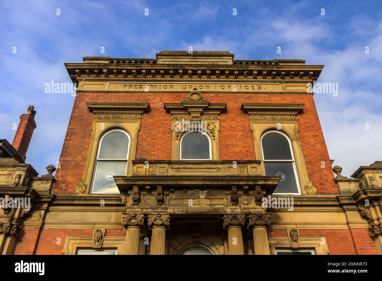 Prestwich Union Offices. Cheetham Hill Road, Manchester Stock Photo - Alamy