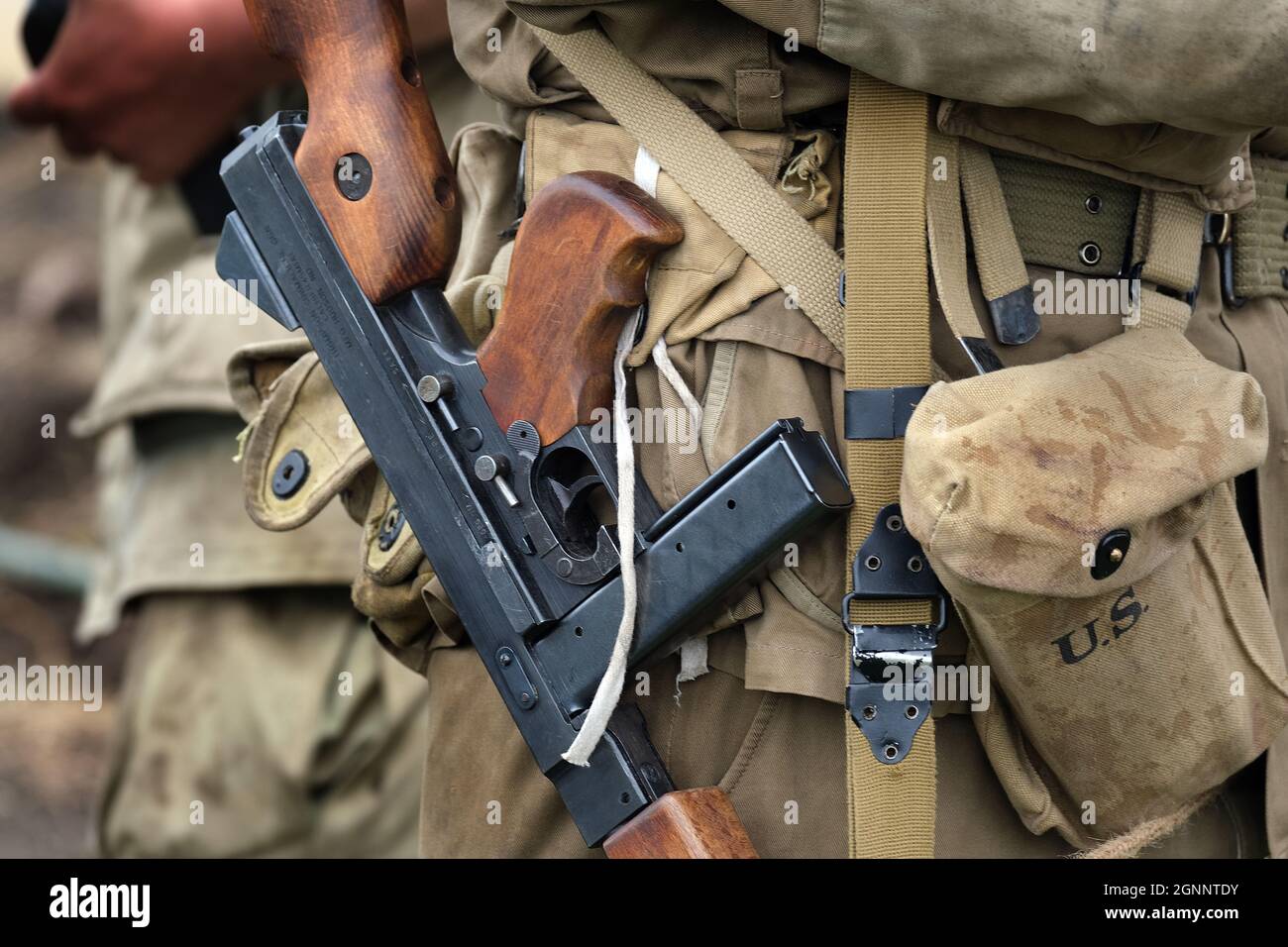 Thompson submachine gun hi-res stock photography and images - Alamy