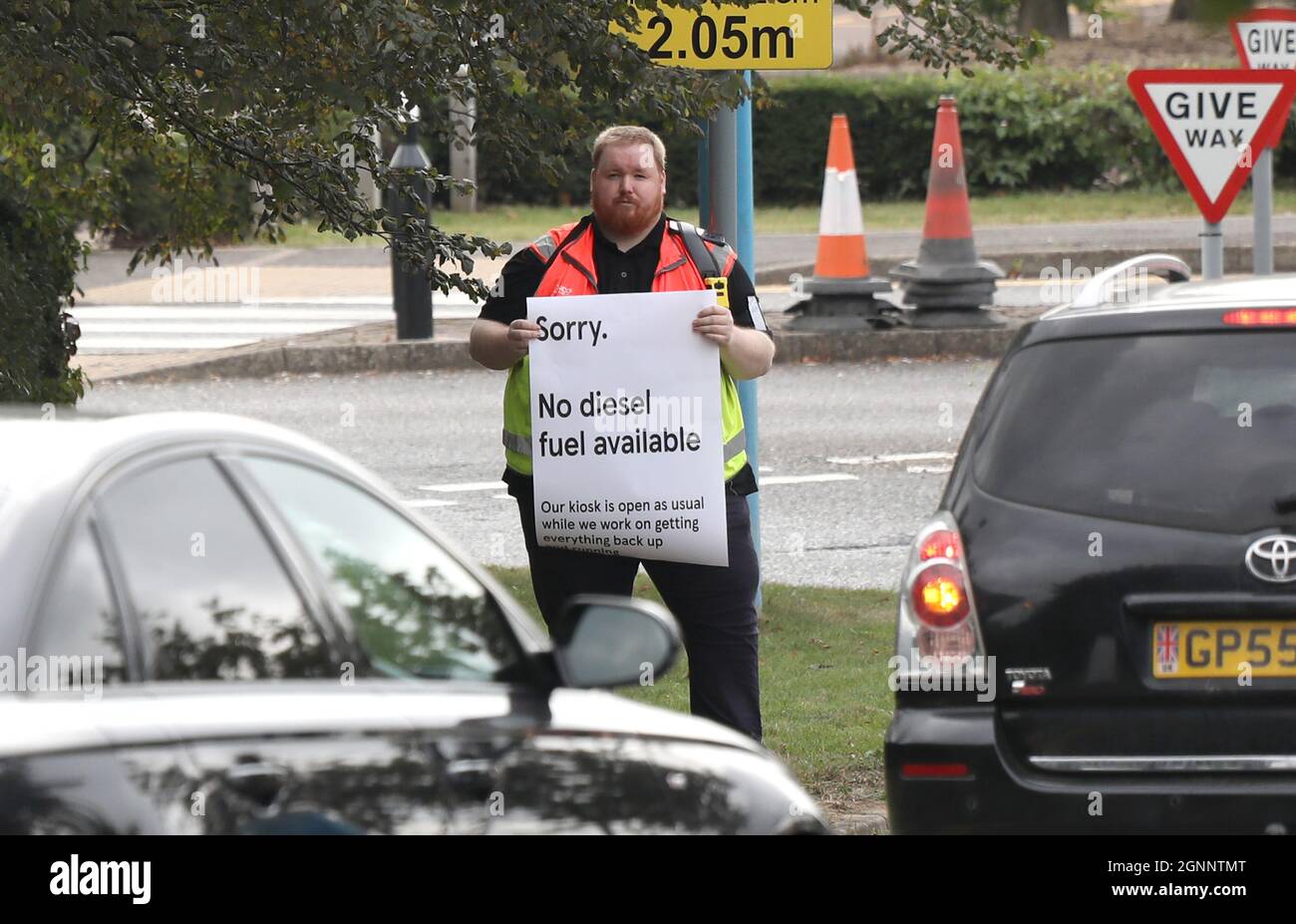 Sorry no diesel sign hi-res stock photography and images - Alamy