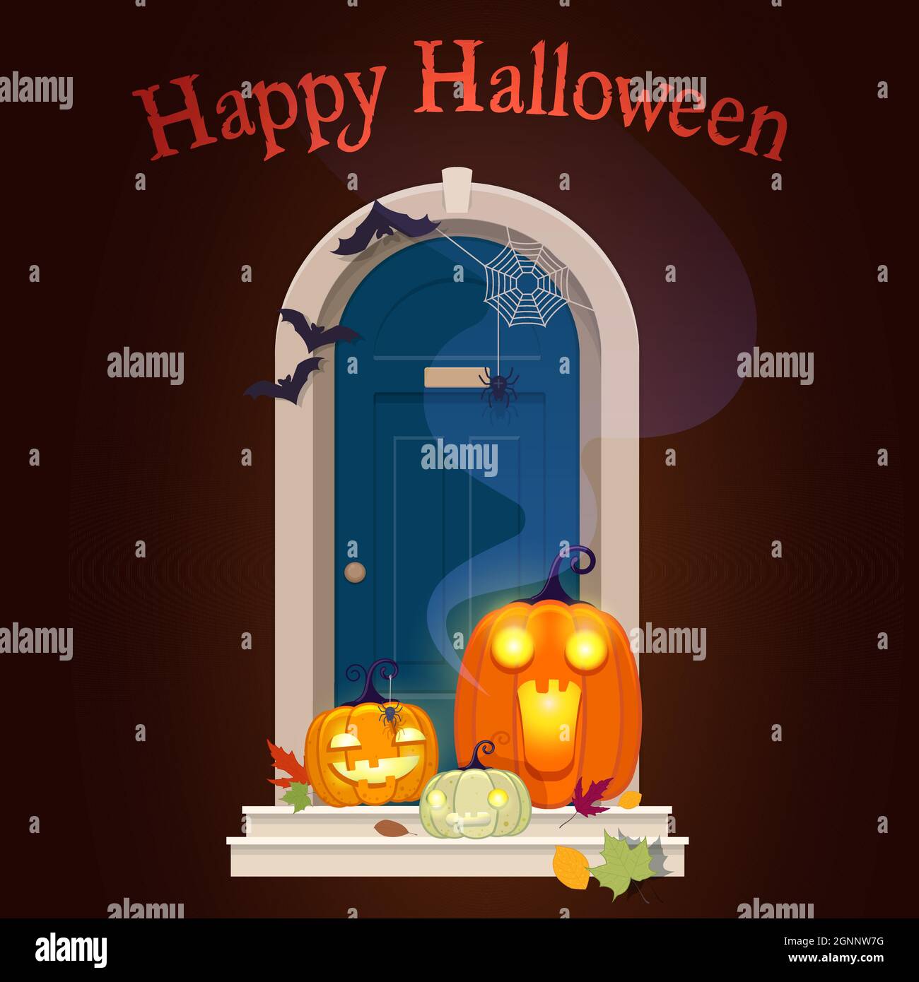Halloween party decorations Stock Vector Images - Alamy