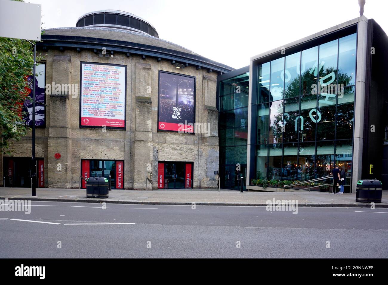 The Roundhouse, Chalkfarm, Camden Town, London, United Kingdom Stock ...