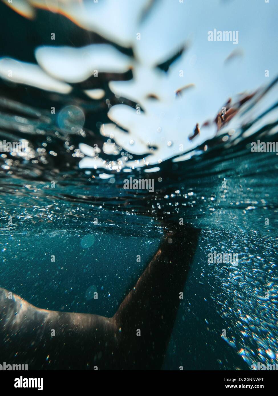 Male swimmer underwater hi-res stock photography and images - Alamy
