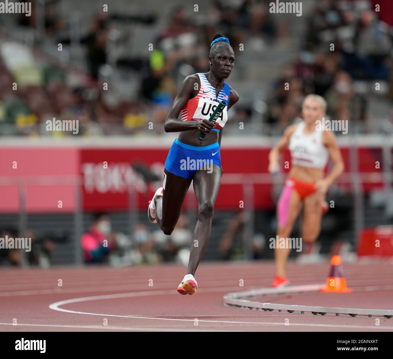 Athing Mu competing in the 2020 Tokyo Olympics Stock Photo - Alamy