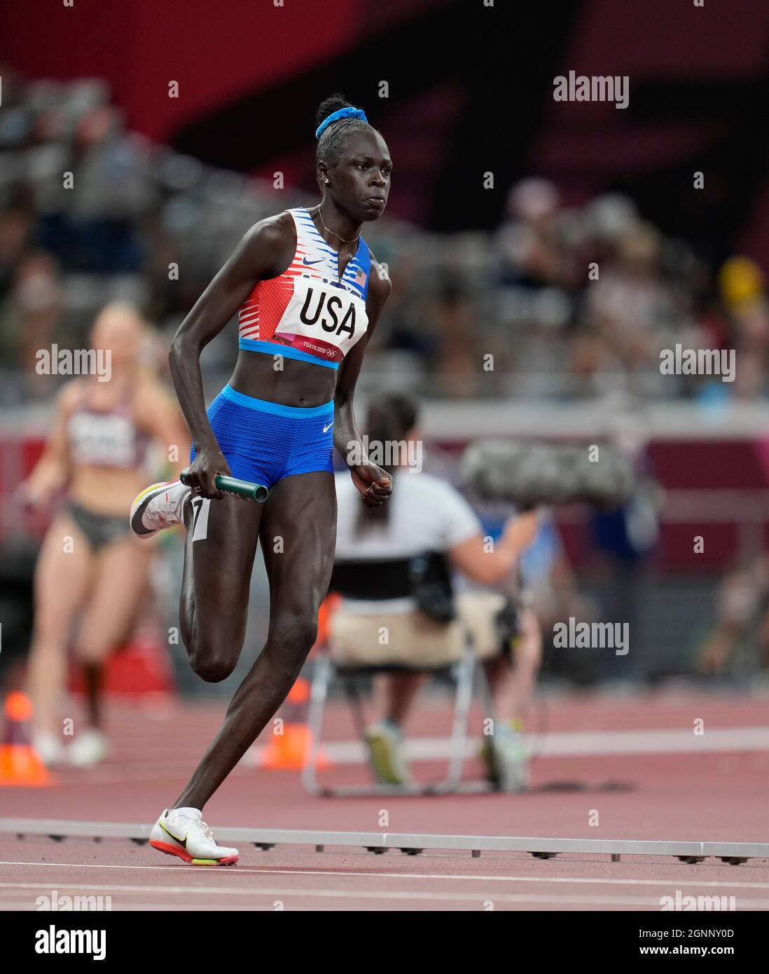 Athing Mu competing in the 2020 Tokyo Olympics Stock Photo - Alamy