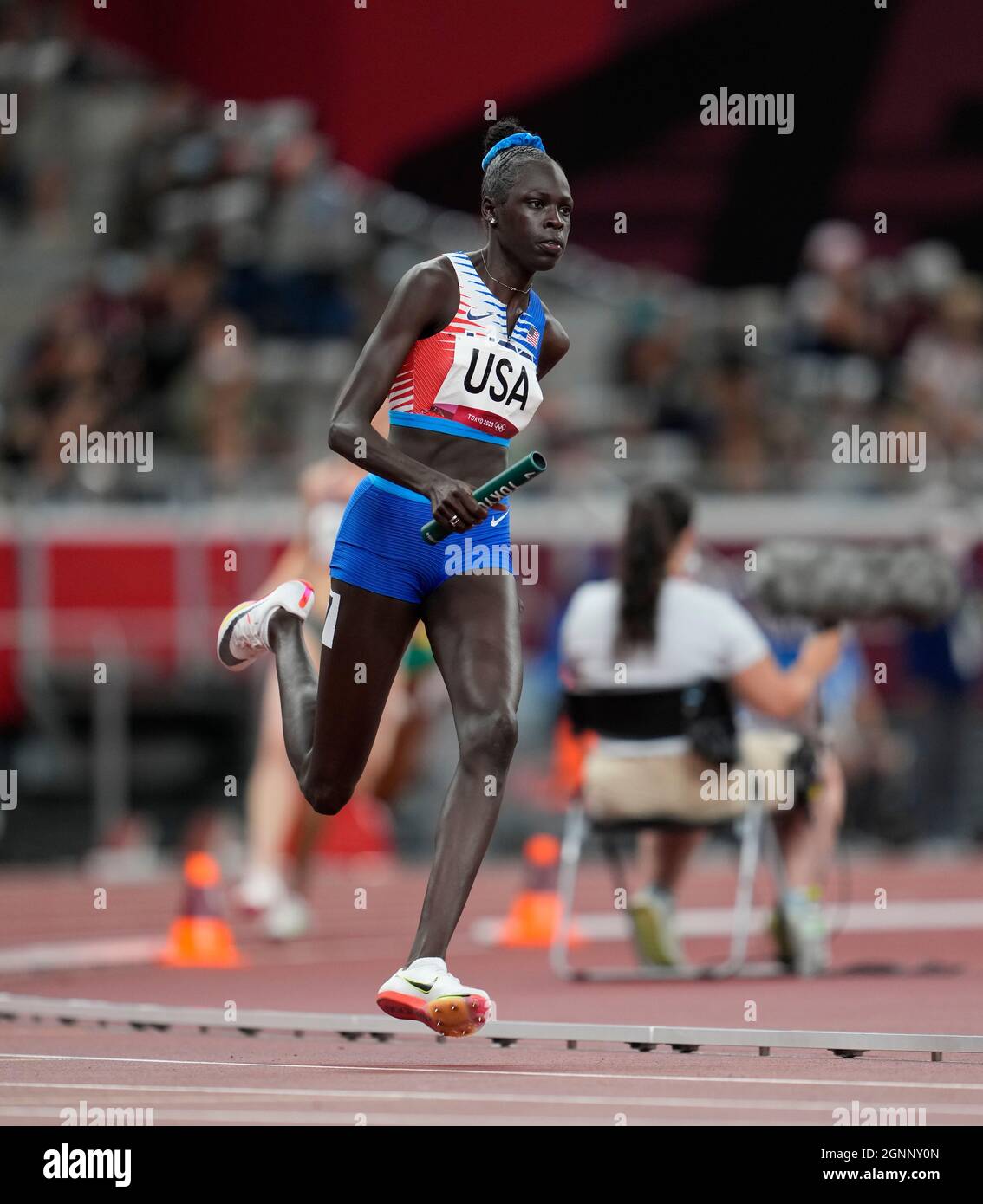 Athing Mu competing in the 2020 Tokyo Olympics Stock Photo - Alamy