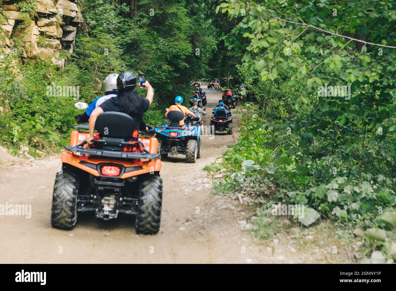 atv ride extreme journey off road concept Stock Photo - Alamy
