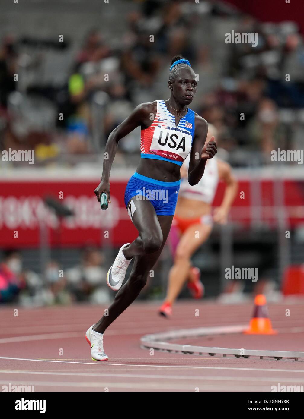 Athing Mu competing in the 2020 Tokyo Olympics Stock Photo - Alamy