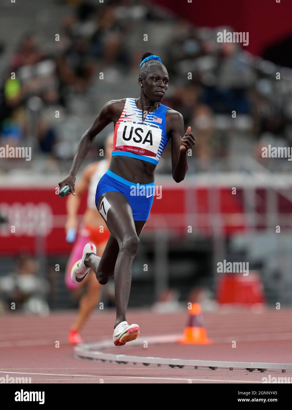 Athing Mu competing in the 2020 Tokyo Olympics Stock Photo - Alamy
