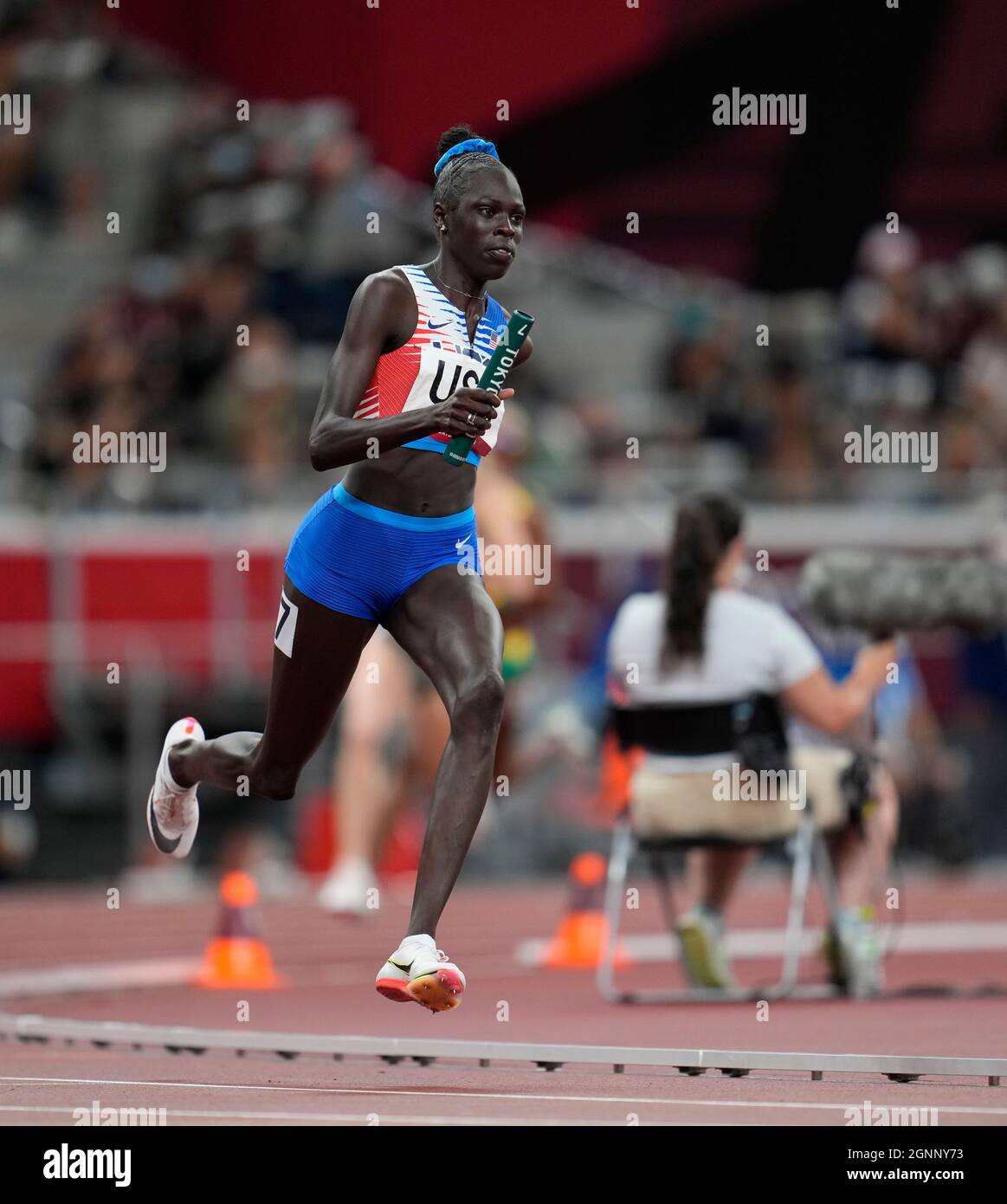 Athing Mu competing in the 2020 Tokyo Olympics Stock Photo - Alamy