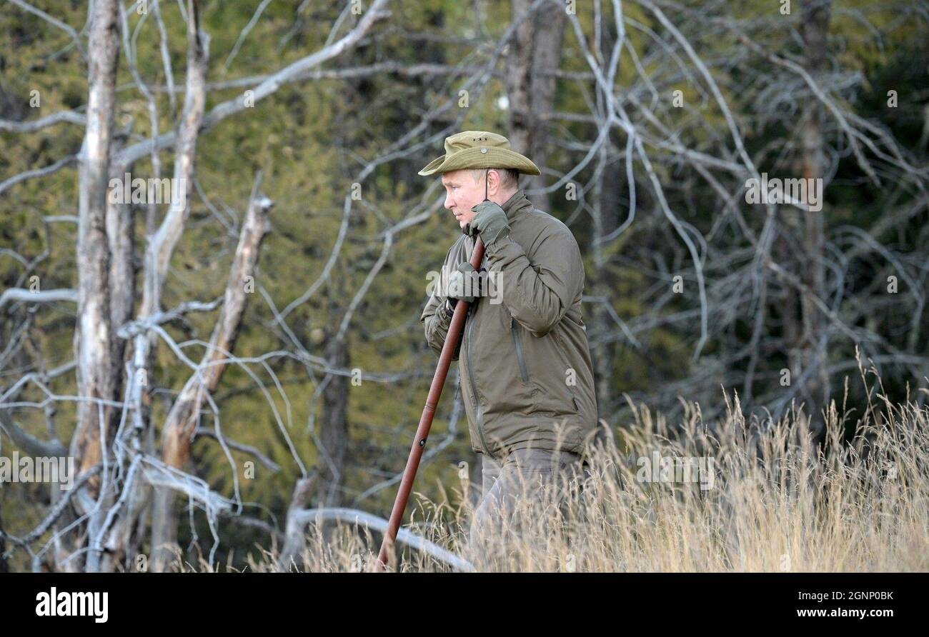 September 26, 2021. - Russia, Siberia. - Russian President Vladimir ...