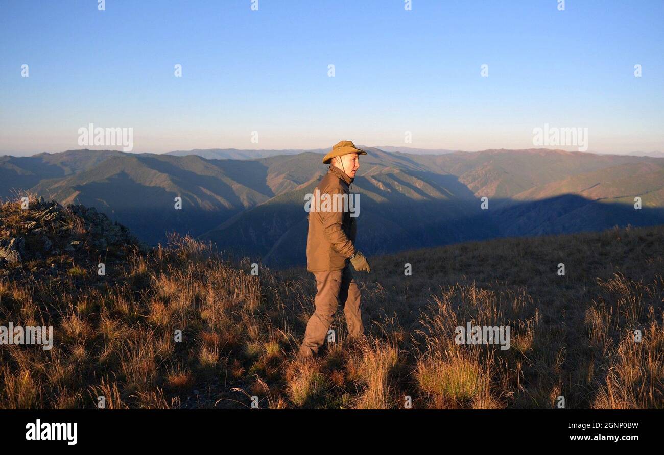 September 26, 2021. - Russia, Siberia. - Russian President Vladimir ...