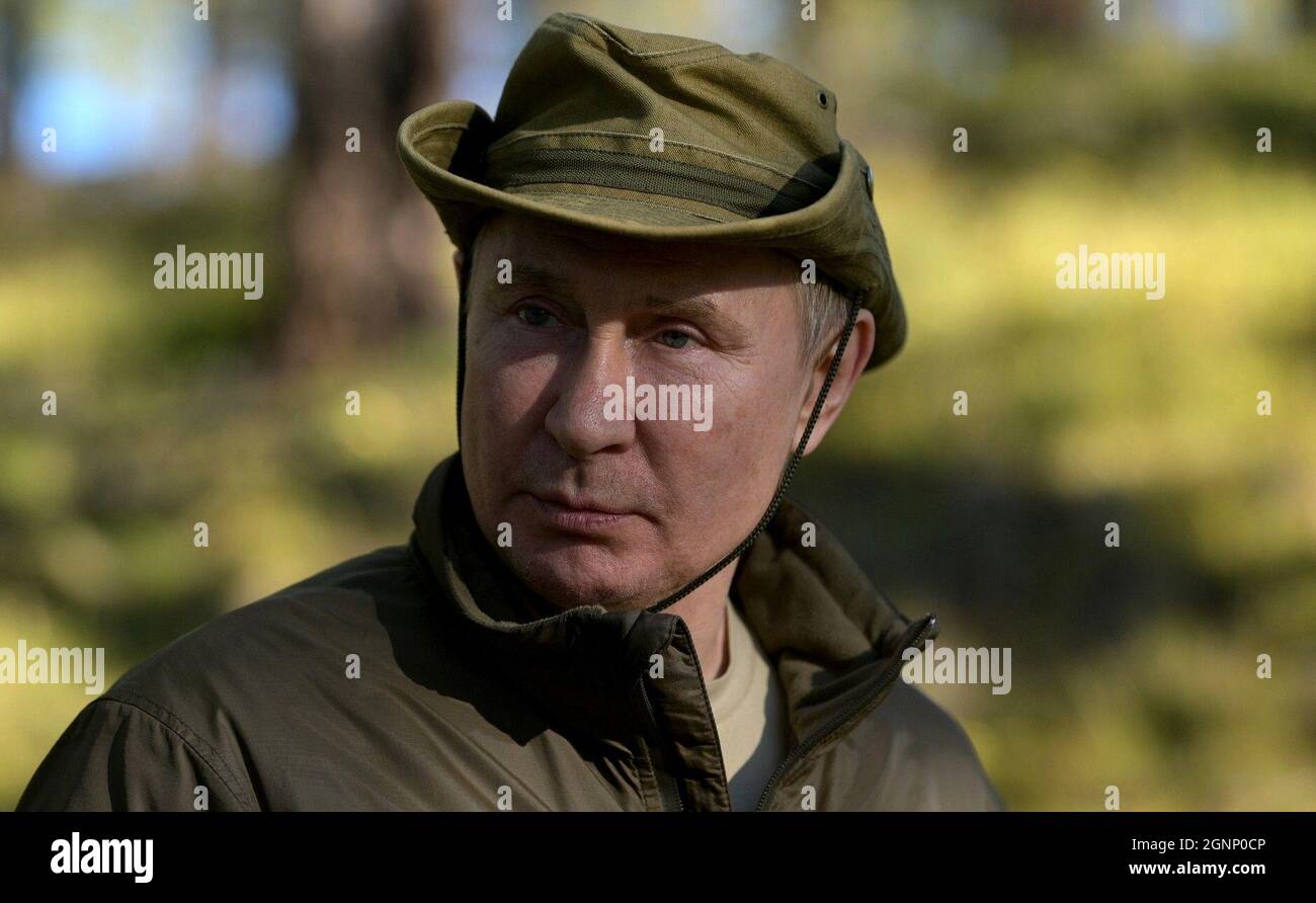 September 26, 2021. - Russia, Siberia. - Russian President Vladimir ...