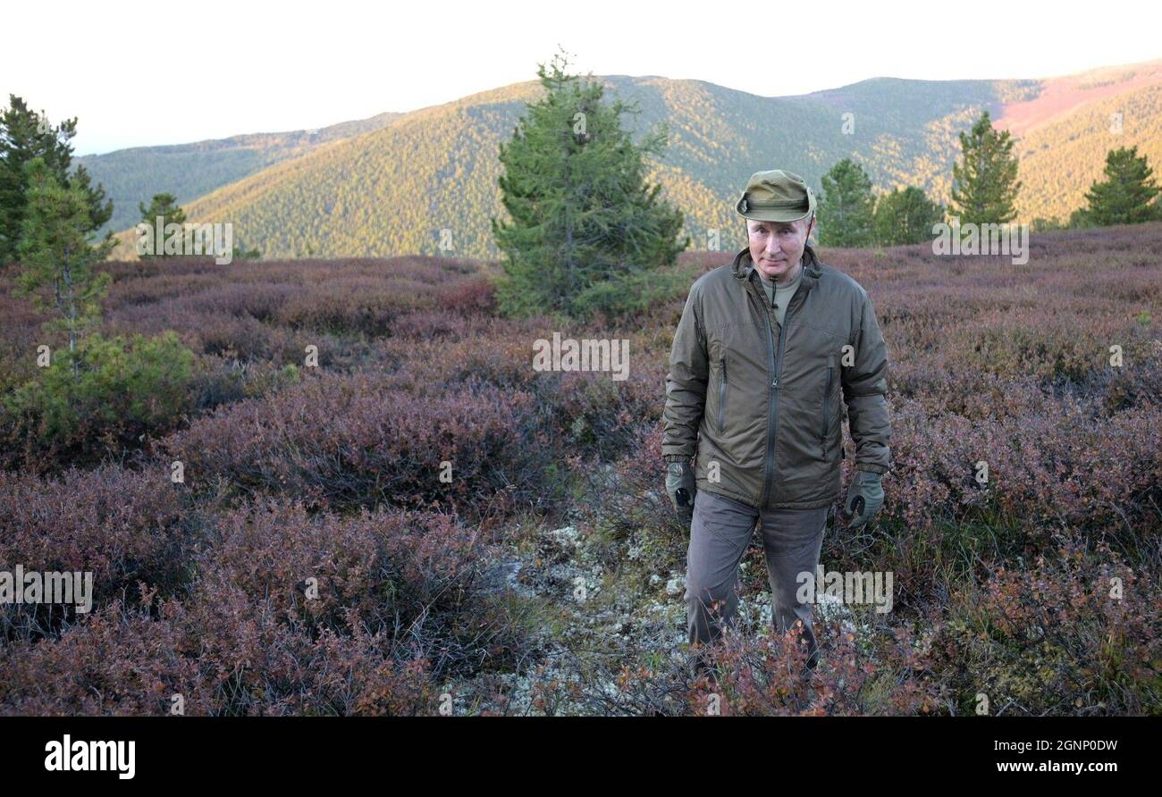 September 26, 2021. - Russia, Siberia. - Russian President Vladimir ...
