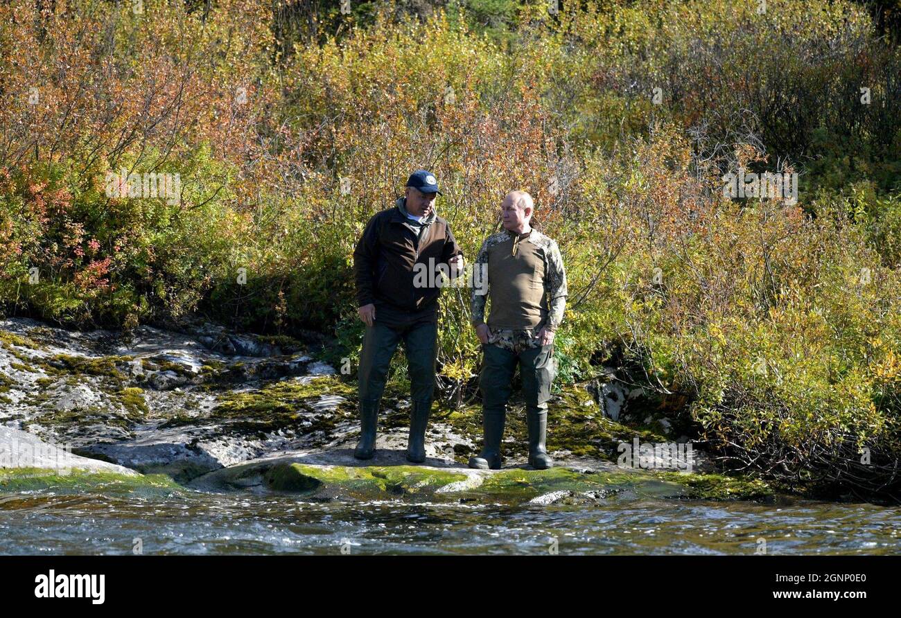September 26, 2021. - Russia, Siberia. - Russian President Vladimir ...