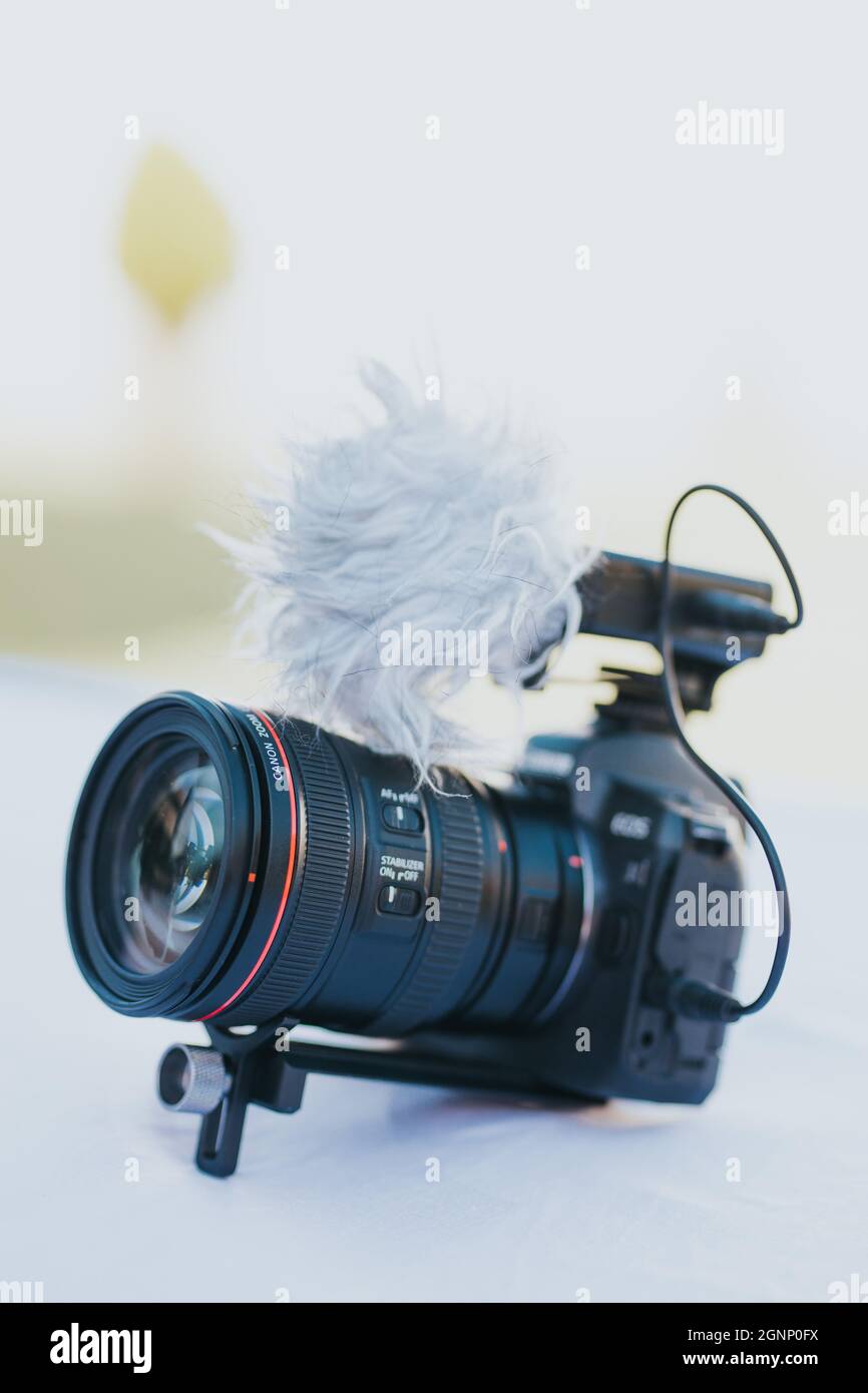 Dead cat mic cover hi-res stock photography and images - Alamy