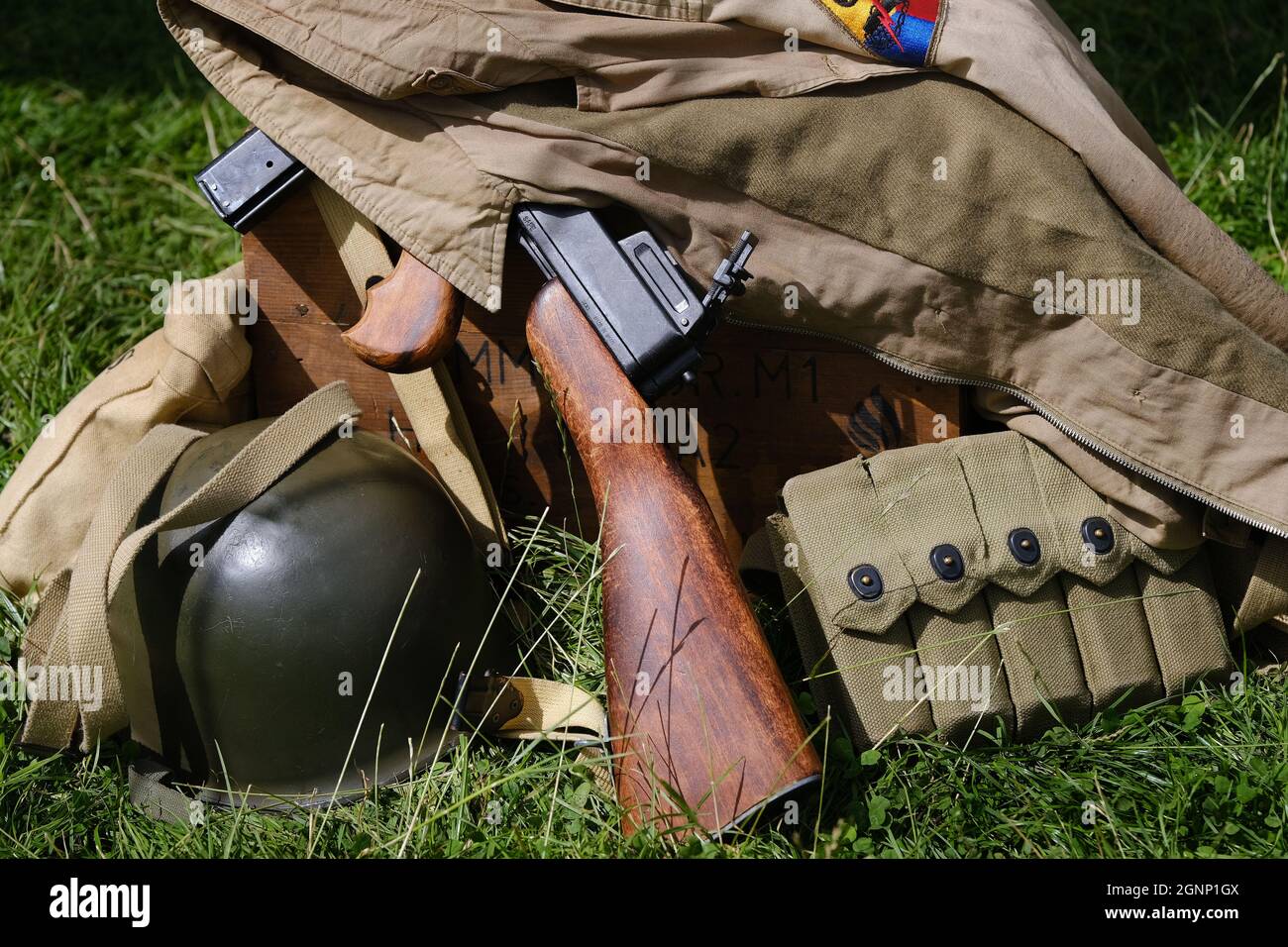 American Thompson submachine gun Stock Photo - Alamy