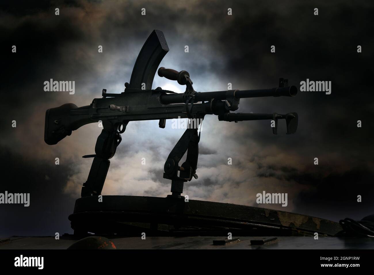 The Bren gun was a series of light machine guns made by Britain in the ...