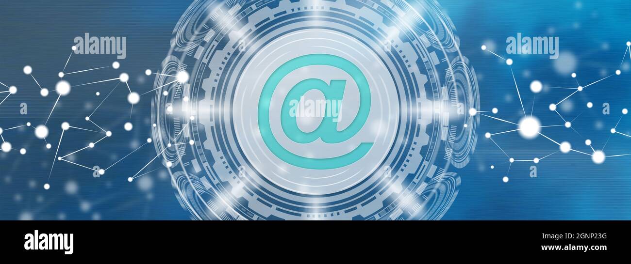 Illustration of an email concept Stock Photo - Alamy