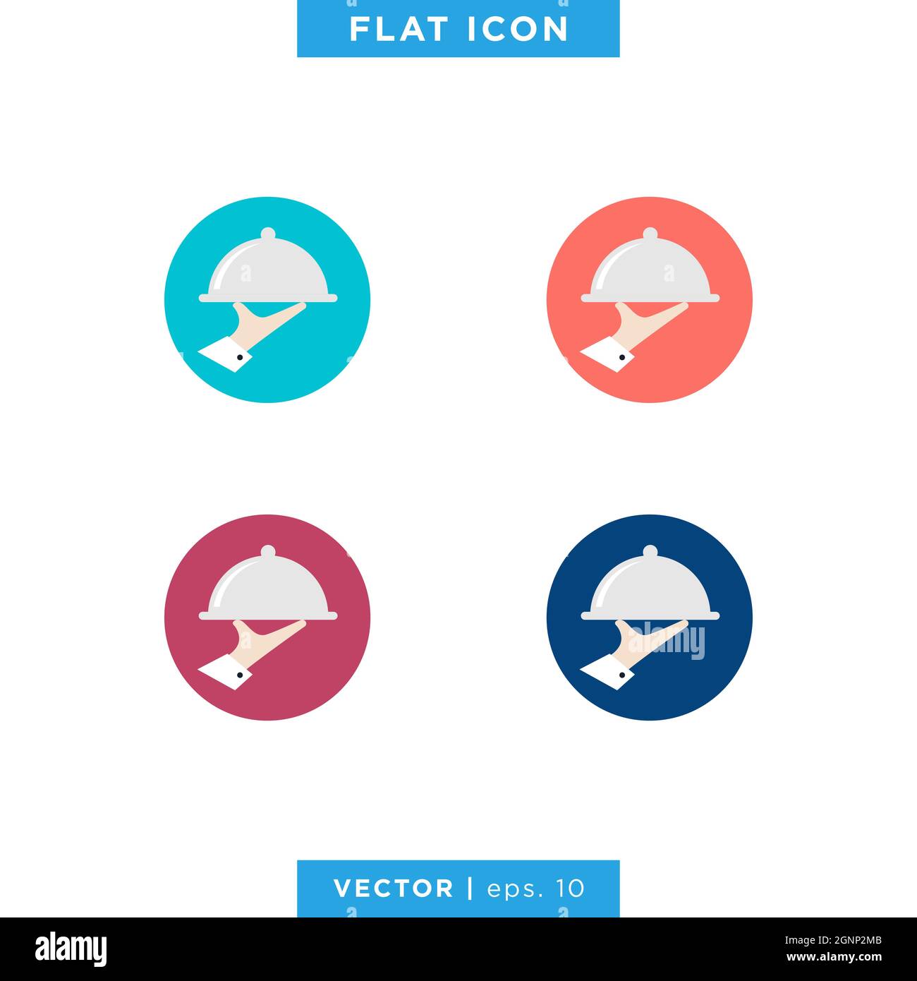 Food tray icon vector stock illustration design template. Vector eps 10 ...