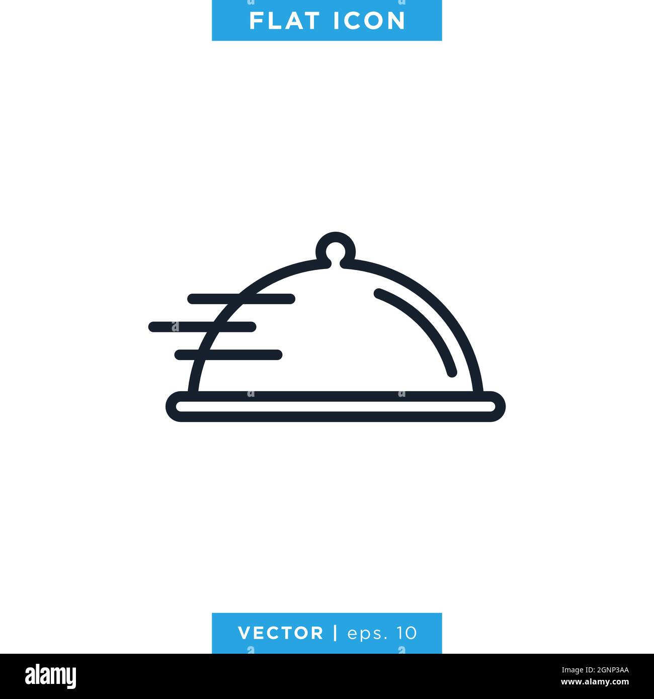 Food tray icon vector stock illustration design template. Vector eps 10 ...