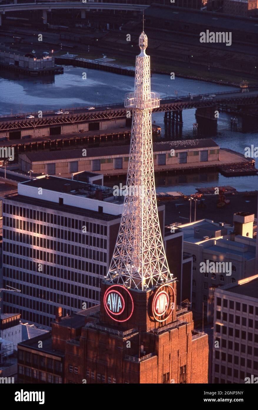 The AWA Tower, York Street, Sydney, NSW, Australia – a late afternoon ...