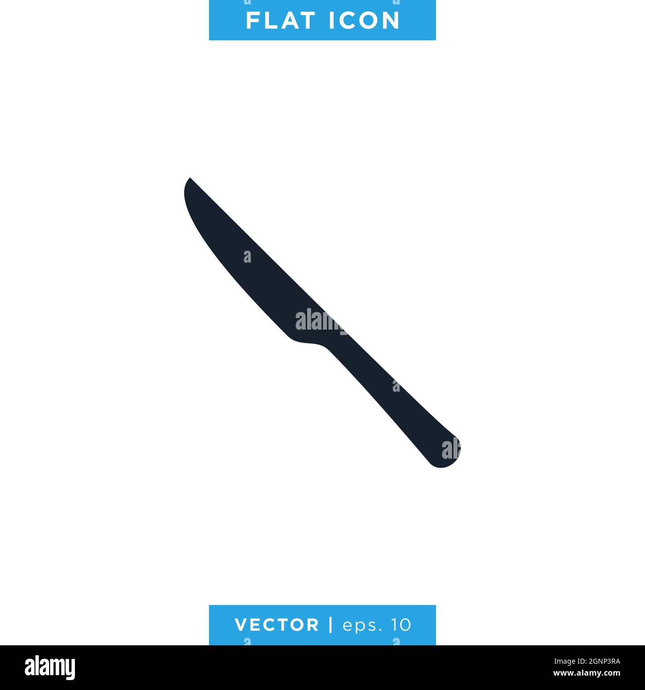 Knife icon vector stock illustration design template. Vector eps 10 ...