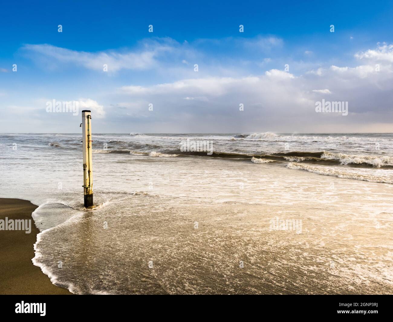 Coastal scene of Ostia Lido - Rome, Italy Stock Photo - Alamy