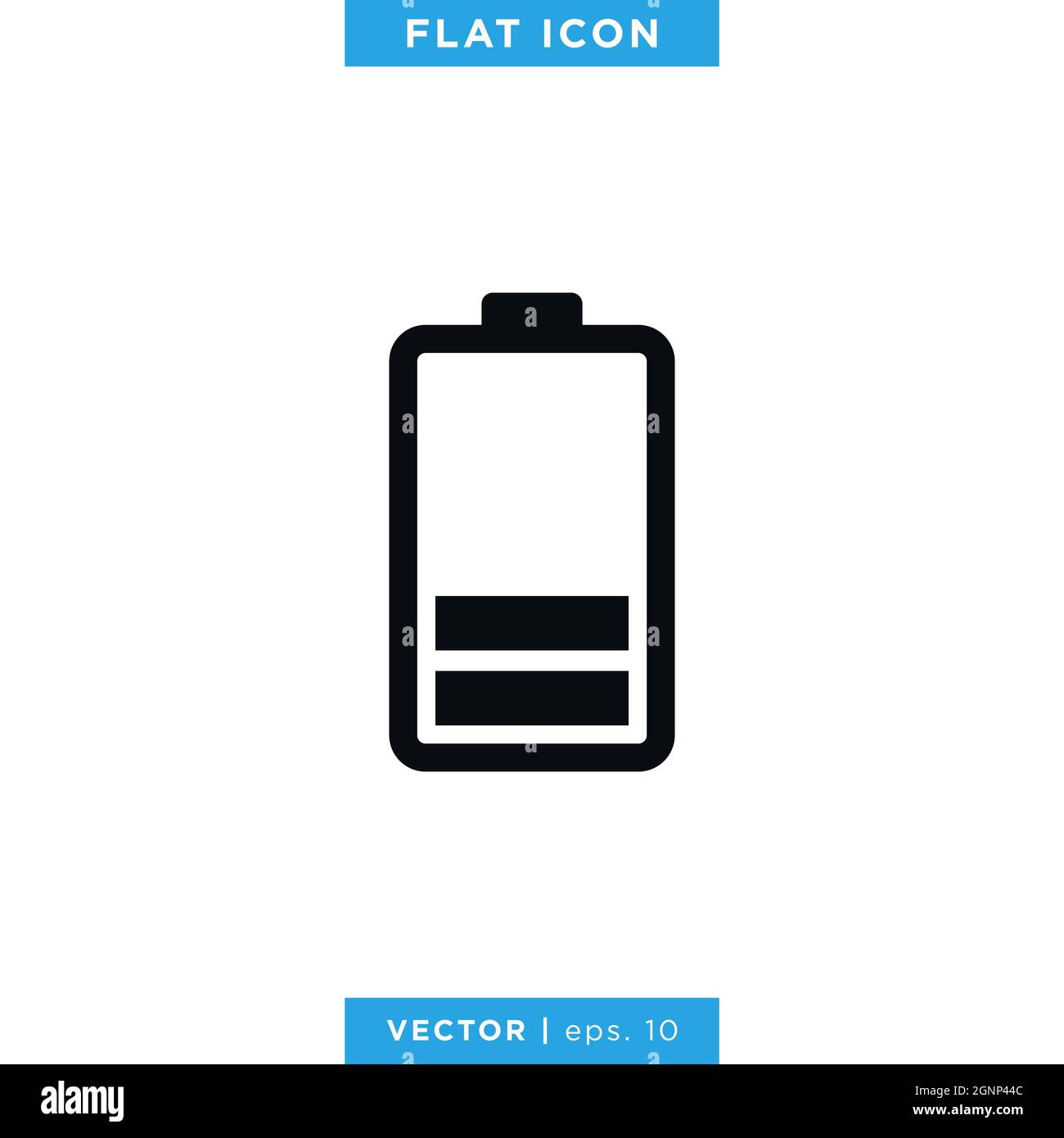 Battery icon vector stock illustration design template. Vector eps 10 ...