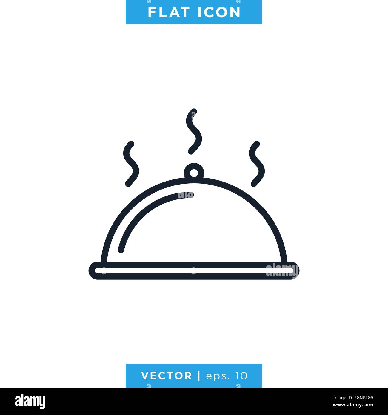 Food tray icon vector stock illustration design template. Vector eps 10 ...
