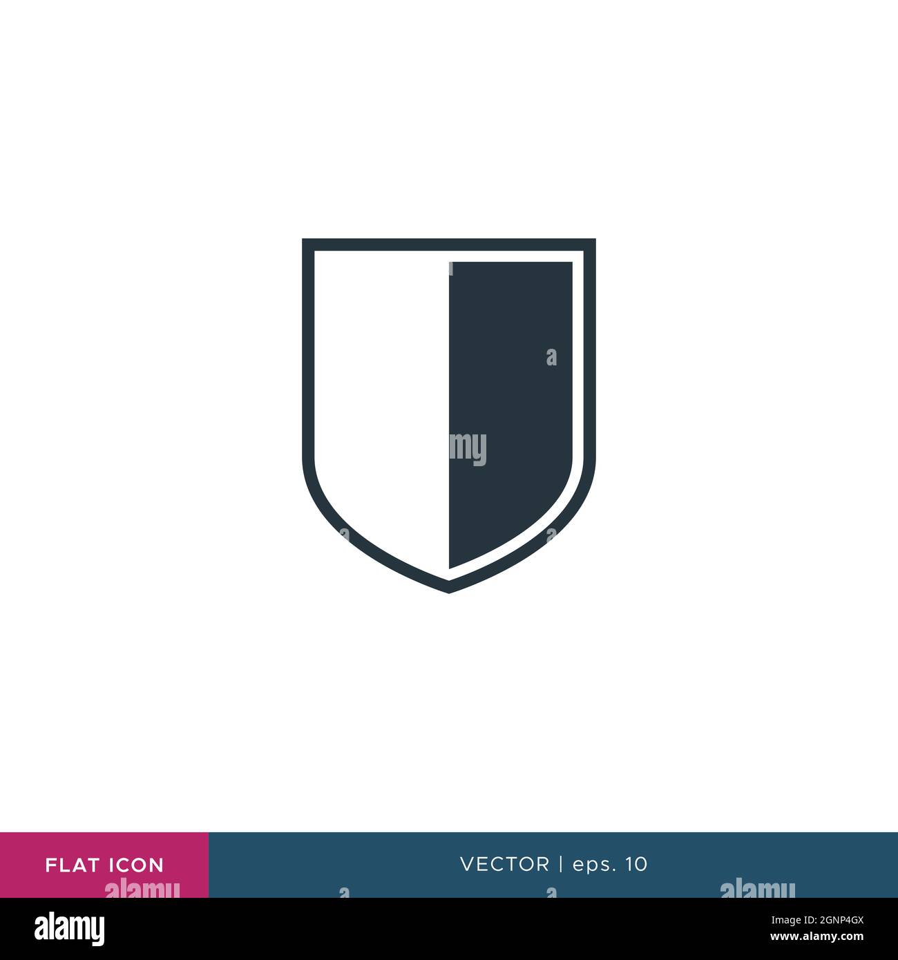 Shield icon vector stock illustration design template. Vector eps 10 ...