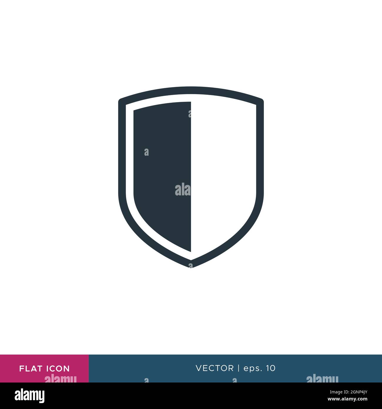 Shield icon vector stock illustration design template. Vector eps 10 ...