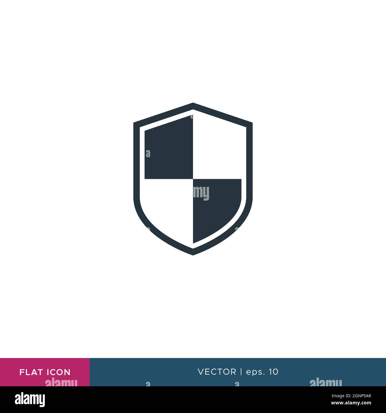 Shield icon vector stock illustration design template. Vector eps 10 ...