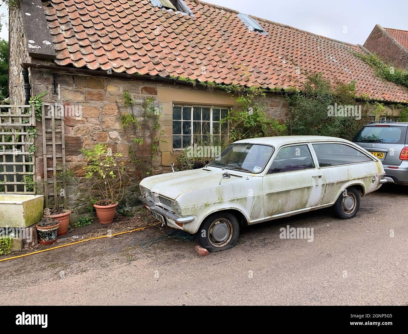 CORNHILL-ON-TWEED, UNITED KINGDOM - Aug 26, 2021: Vintage vauxhall viva ...