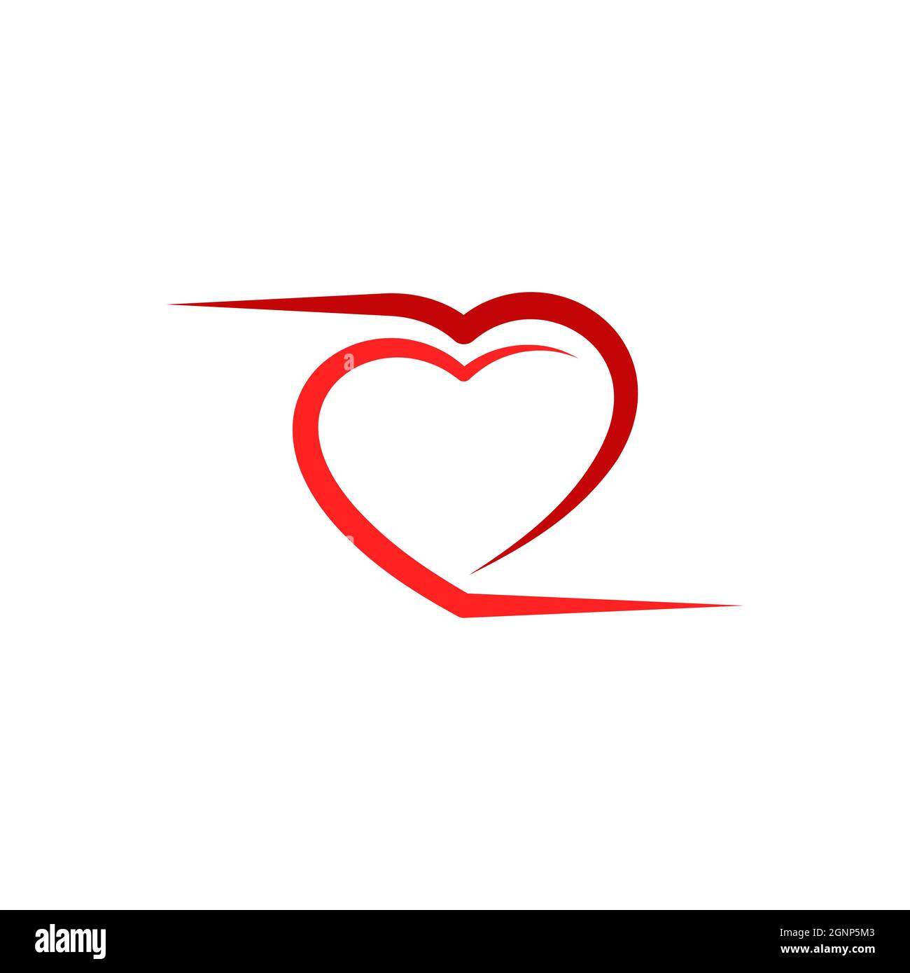Heart icon vector stock illustration logo design template. Vector eps ...