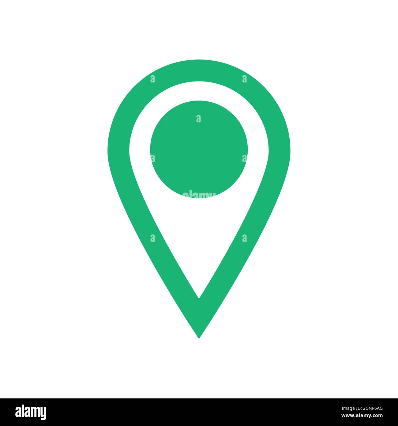 Location icon for map, pin marker pointer for mark point to gps. Logo ...