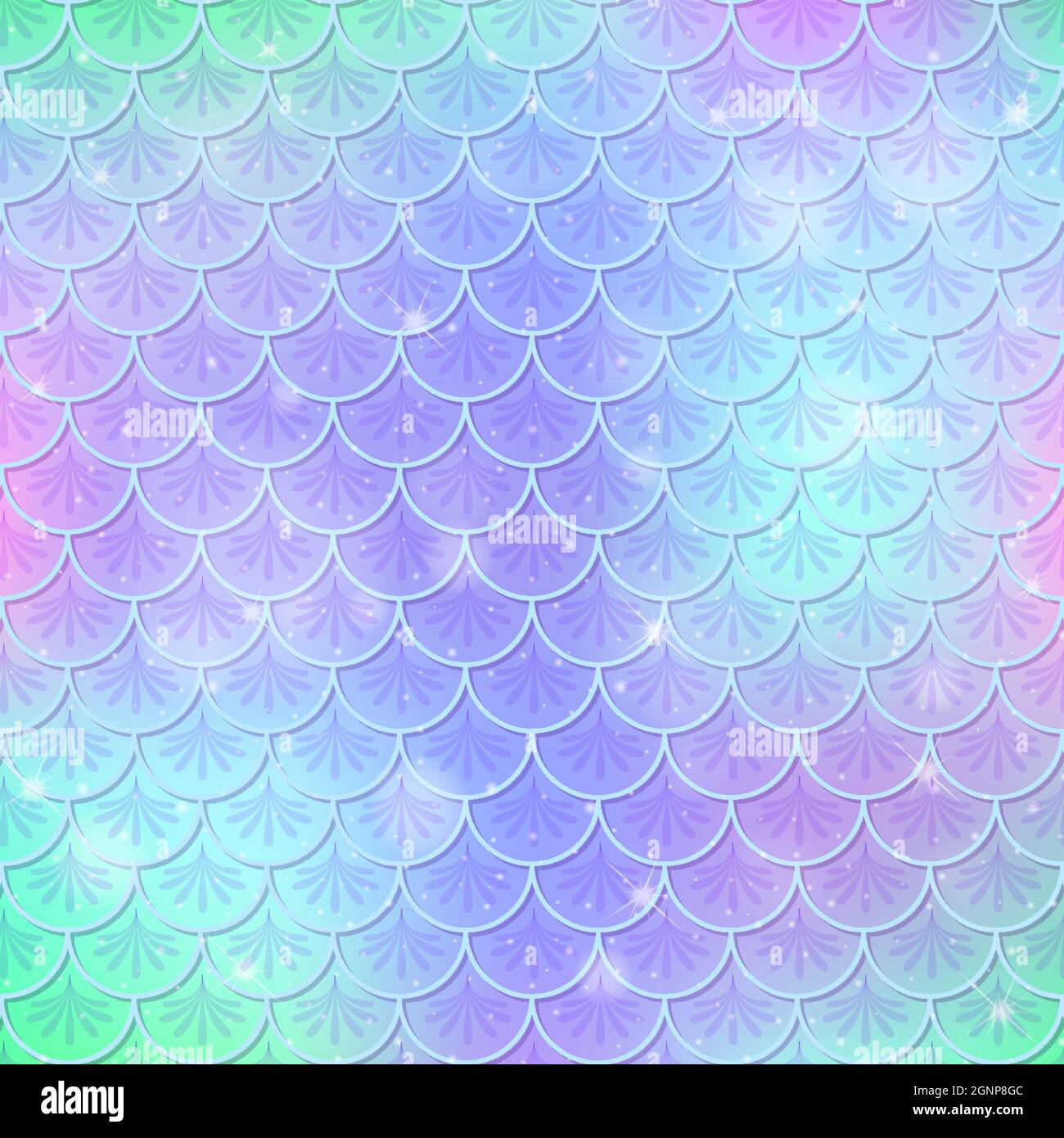 Fish scale seamless pattern background illustration Stock Vector Image ...