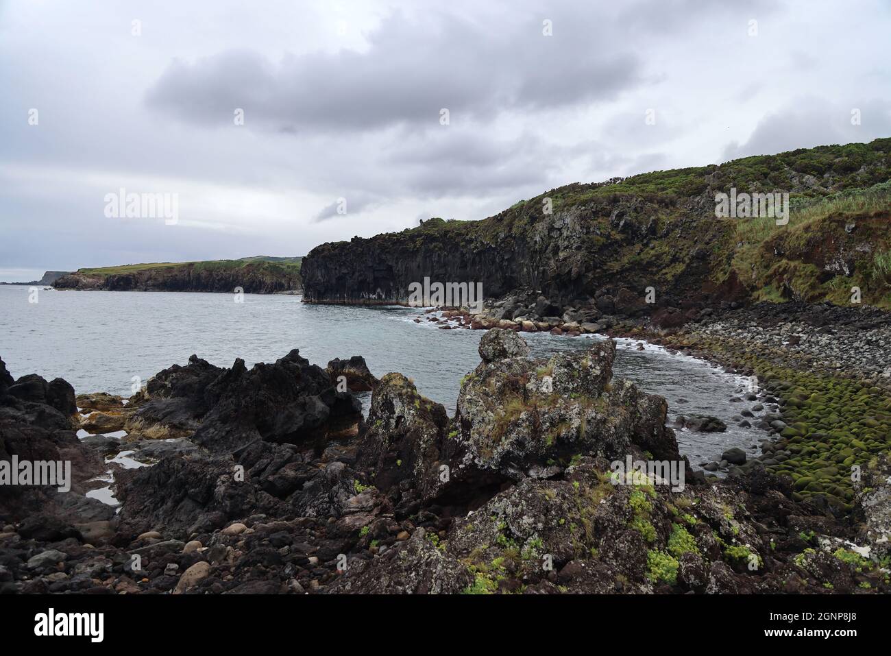 Ocean coast, Terceira island, Azores Stock Photo - Alamy