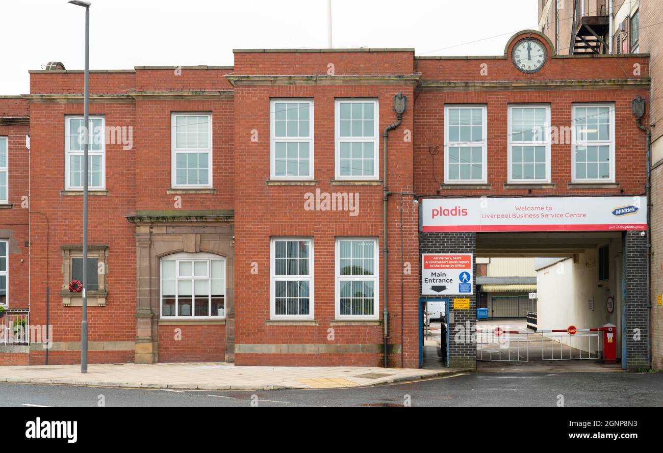 Crawfords Biscuit factory, Binns Road, Wavertree, Liverpool. Taken in ...