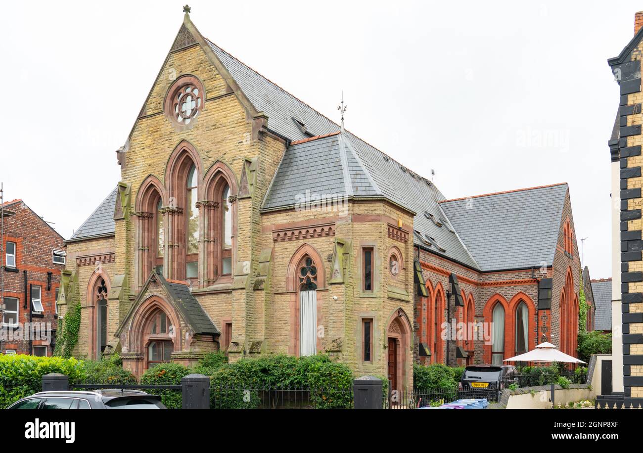 The former Welsh Church in Denman Drive, Newsham Park, Liverpool. Built ...