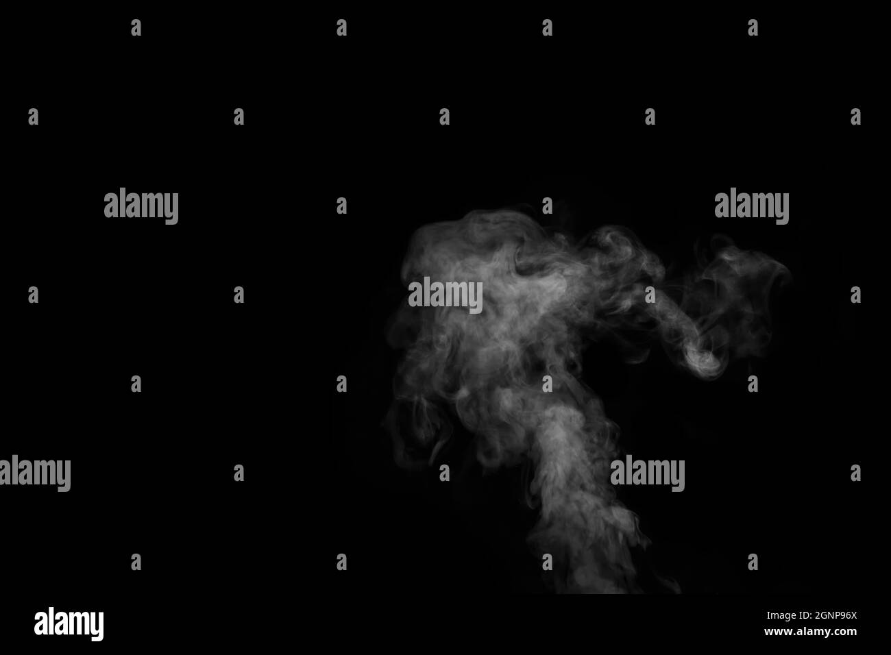 A white fumes, smoke on a black background to add to your pictures ...