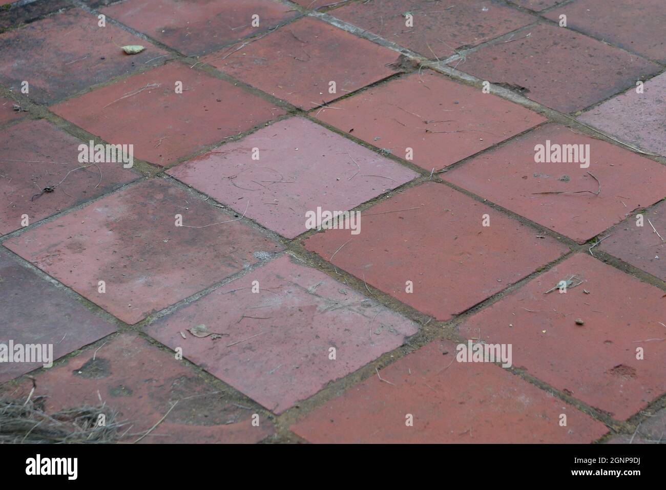 Red checkered tiles hi-res stock photography and images - Alamy
